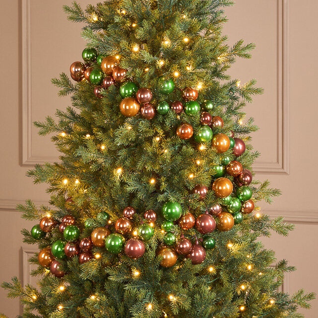 Гирлянда из елочных шаров Королевский Браслет 180*14 см, пластик, Winter Deco, 1100578