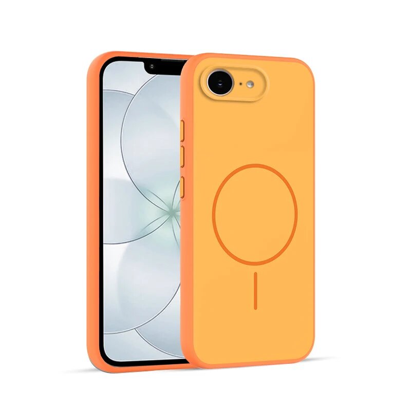 Оранжевый чехол для iPhone 17e, TPU, Non-magnetic