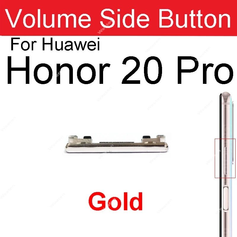 Кнопка громкости Huawei Honor 20 Pro, Gold