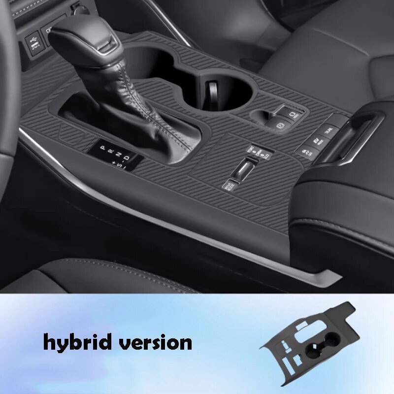 Для Toyota Highlander 2022-2025 защитная накладка центрального управления, силиконовый материал, автомобильные аксессуары