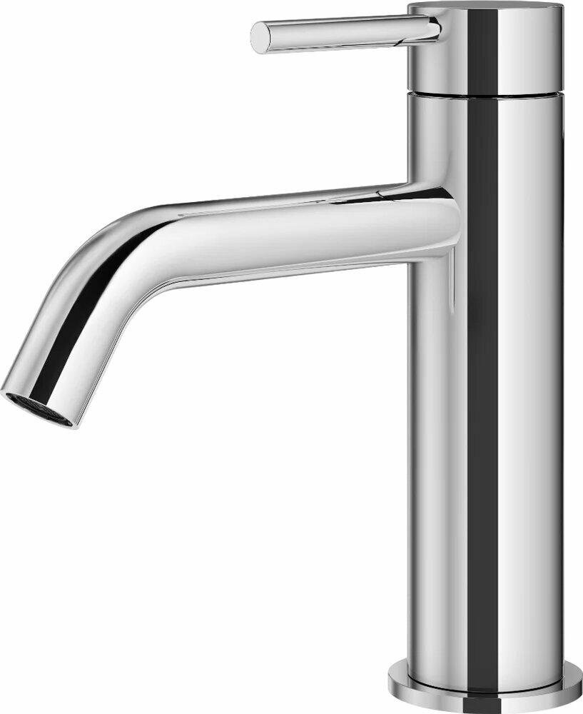 Смеситель для раковины Plumberia Selection Ixo XO0053CR хром, глянцевый, кран для ванной в раковину, из латуни, рычажный, с керамическим картриджем
