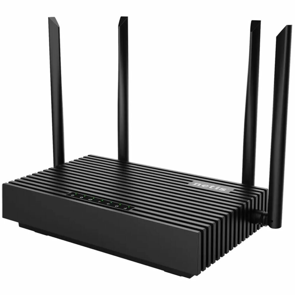 Беспроводной маршрутизатор Netis NX32U, 802.11ax, 2976Мбит/с, 2.4ГГц и 5ГГц, 3xLAN, 1xWAN, USB NETIS