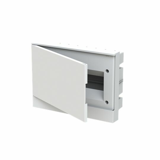 Бокс в нишу 12М белая дверь (c клеммами) ABB Basic E 1SZR004002A1104
