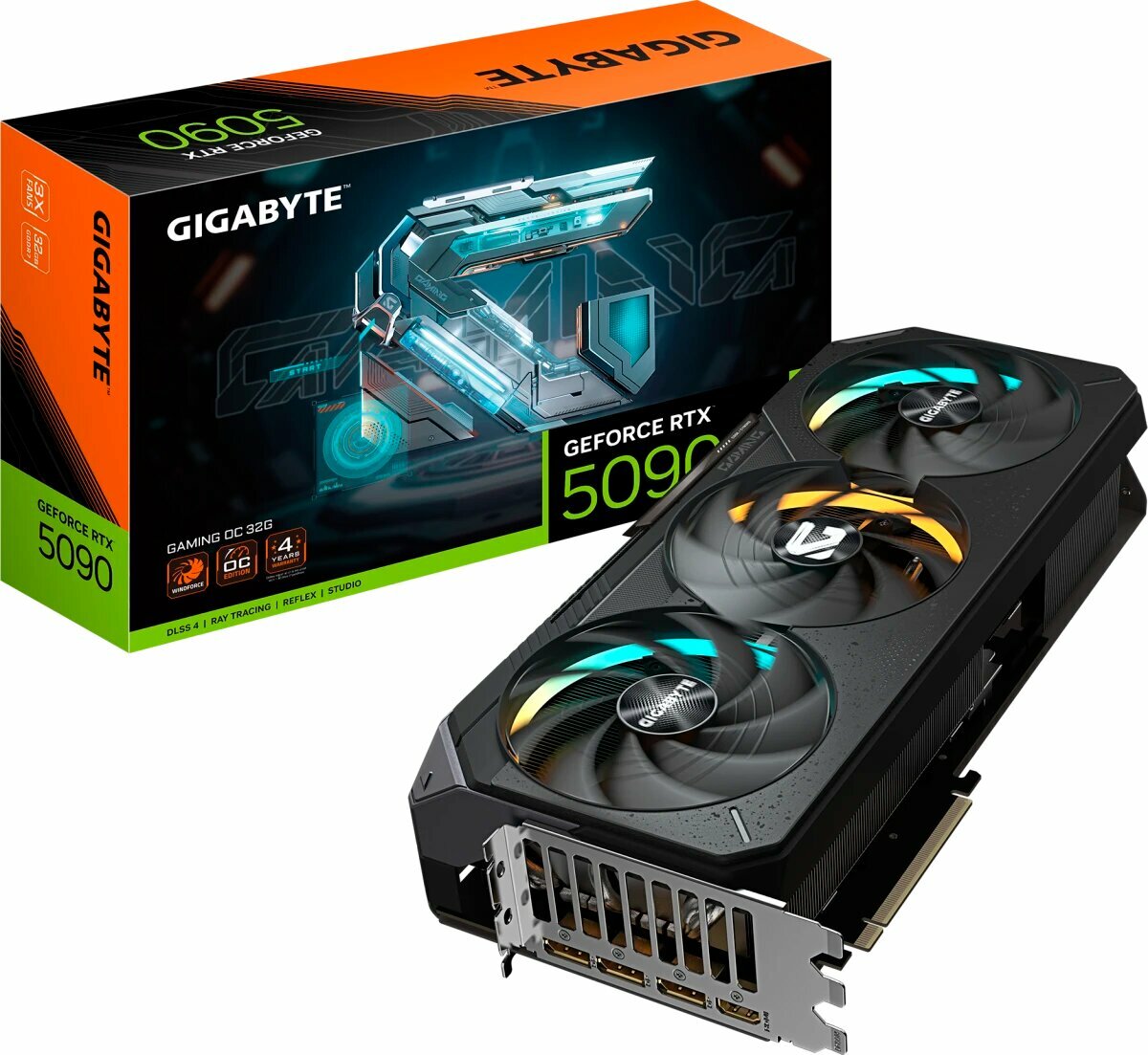 Видеокарта GIGABYTE GeForce RTX 5090 Gaming OC 32GB 889523048443