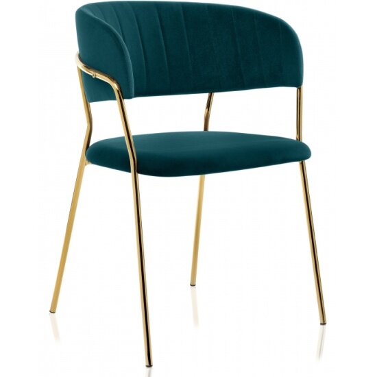 Стул обеденный Woodville Kamelia grey / gold