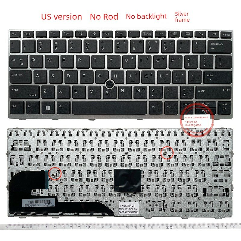 Клавиатура HP HSN-I12C/I30C для универсального использования без опоры и без подсветки