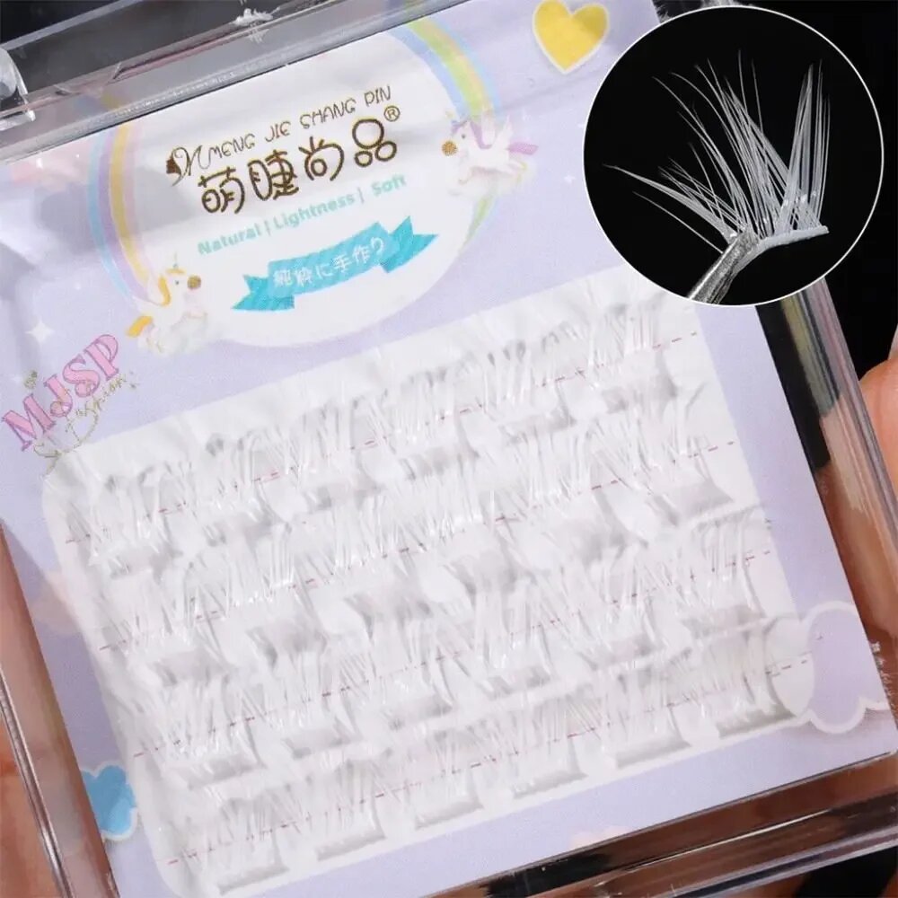 Белые накладные ресницы Wispy 1-1.5 см