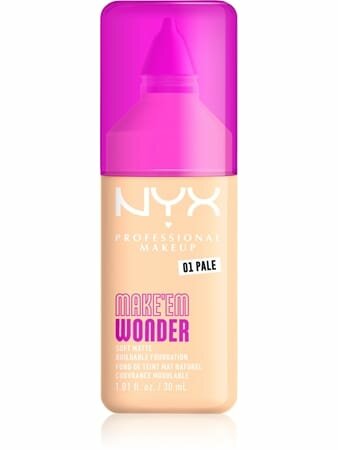 Тональный крем NYX Professional Makeup Make Em Wonder, оттенок 01 бледный, 30 мл