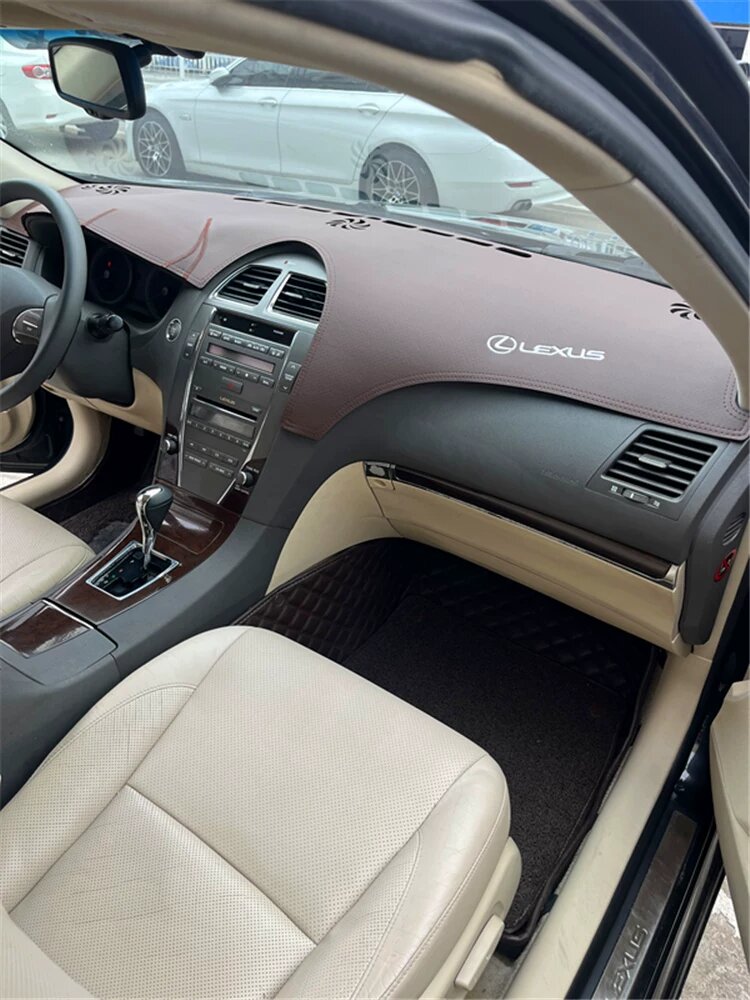 Солнцезащитный чехол для приборной панели Lexus ES240/ES350 2006-2012 - УФ-защита и теплоизоляция, коричневый