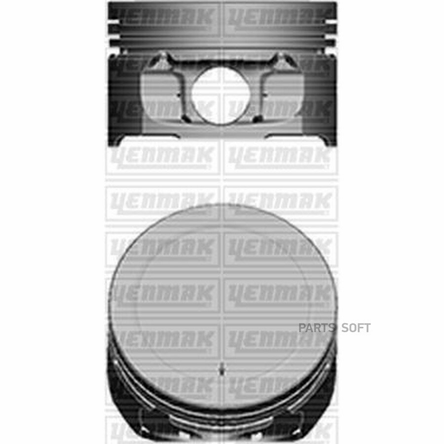 Поршень ДВС с кольцами YENMAK 3104101000 PEUGE : TU5JP4, NFU, NFX Euro 3; O78,500 MM STD
