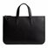 Портфель Coach, фактура матовая, черный