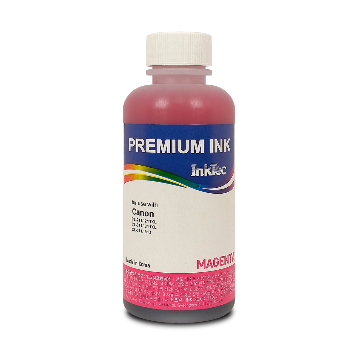 Чернила InkTec (C2011-100MM) для Canon (CL-511M/513M) 100 мл (Magenta)