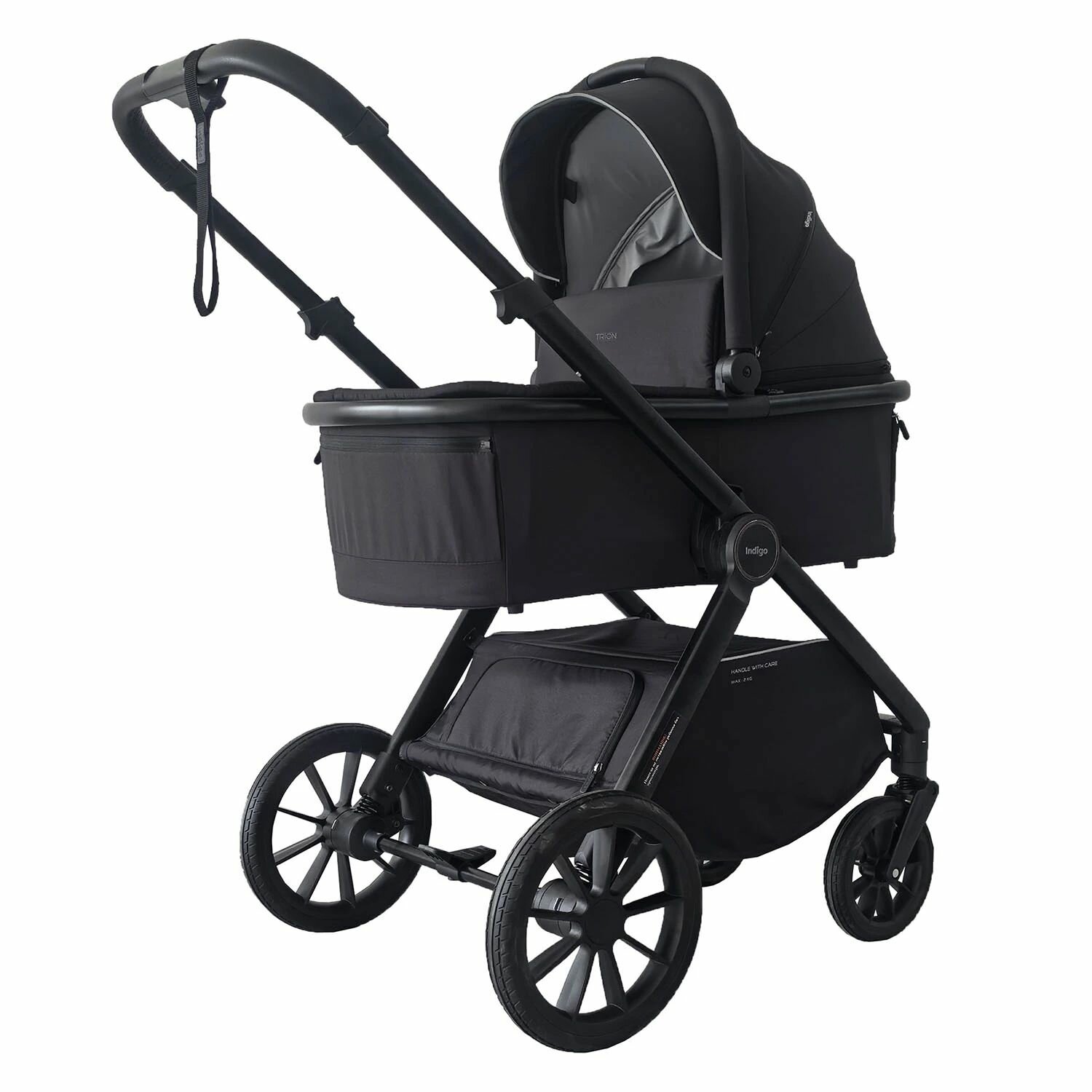 Коляска 2в1 Indigo TRION чёрный