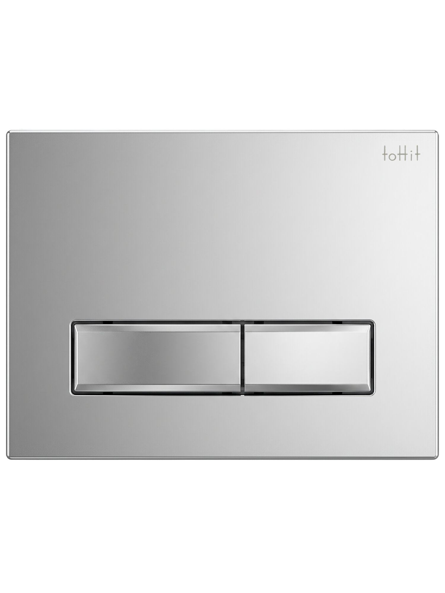 Клавиша смыва toHit Ixion Pane 05 для инсталляций Ixion/Ixion Compact, мех, дв-ой. смыв, хром глян