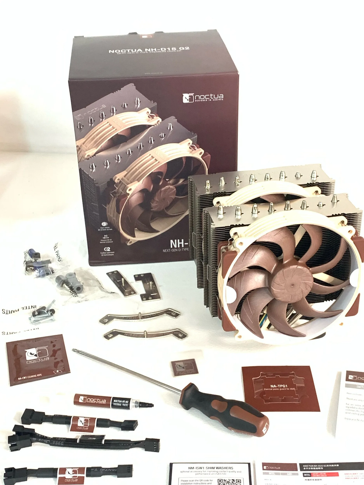Кулер для процессора башенный Noctua NH-D15 G2 4 pin 140 мм (Premium CPU Cooler)
