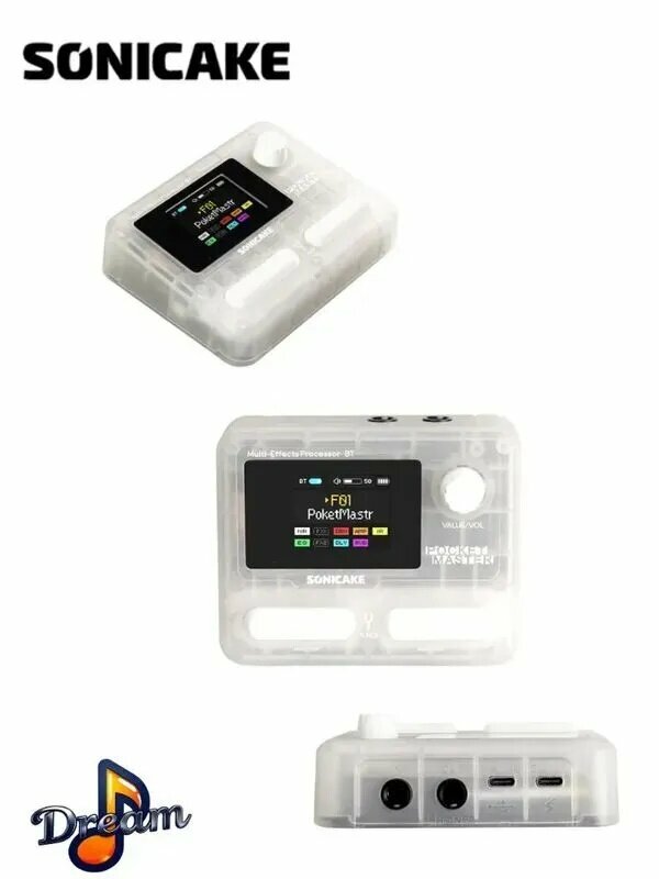 Sonicake Pocket Master Портативная мультигитарная педаль эффектов, более 100 встроенных эффектов