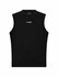 Топ PLEIN SPORT Slub-texture logo-patch tank top, размер 54, black/black