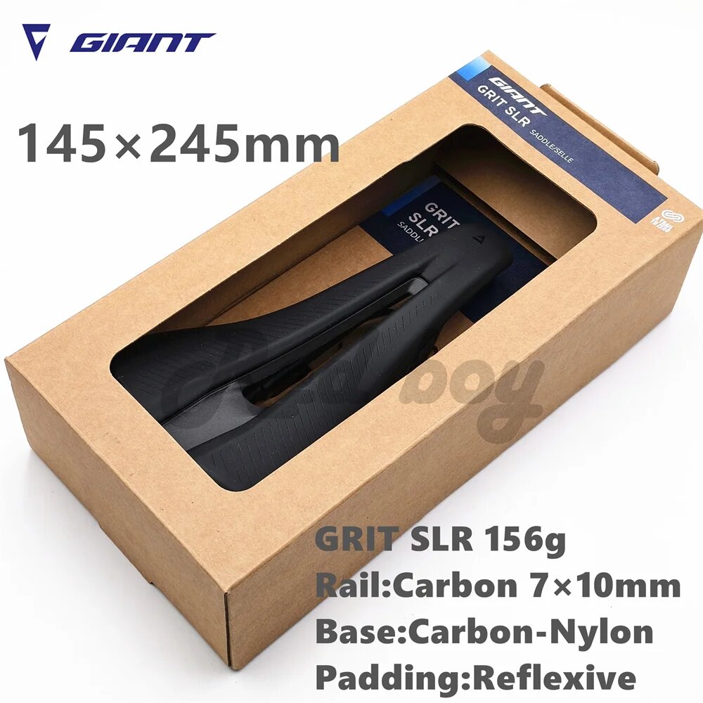 Giant Grit SLR Седло, 156g, Carbon, Reflexive