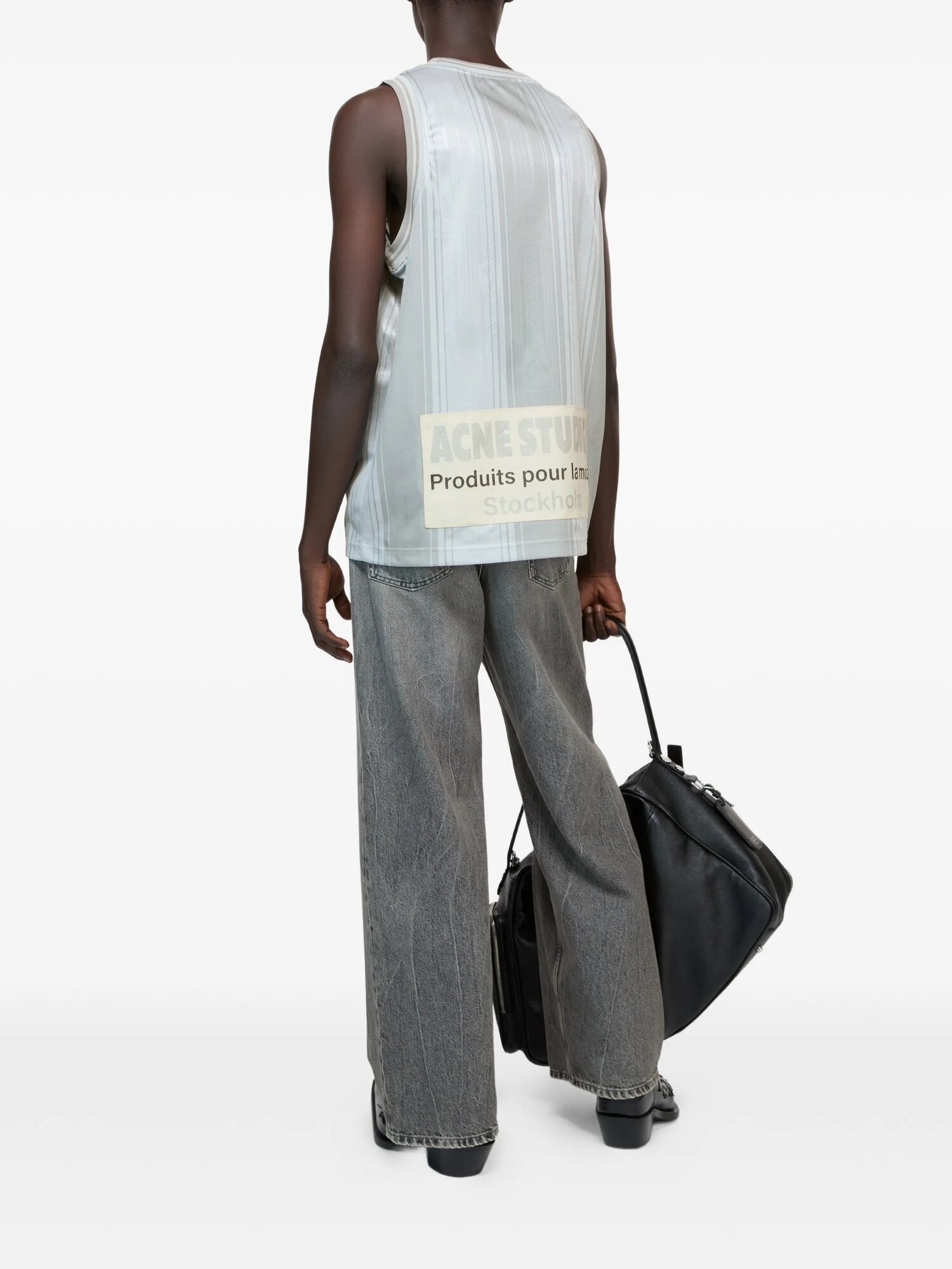Топ Acne Studios, размер 52, серый — фото 1