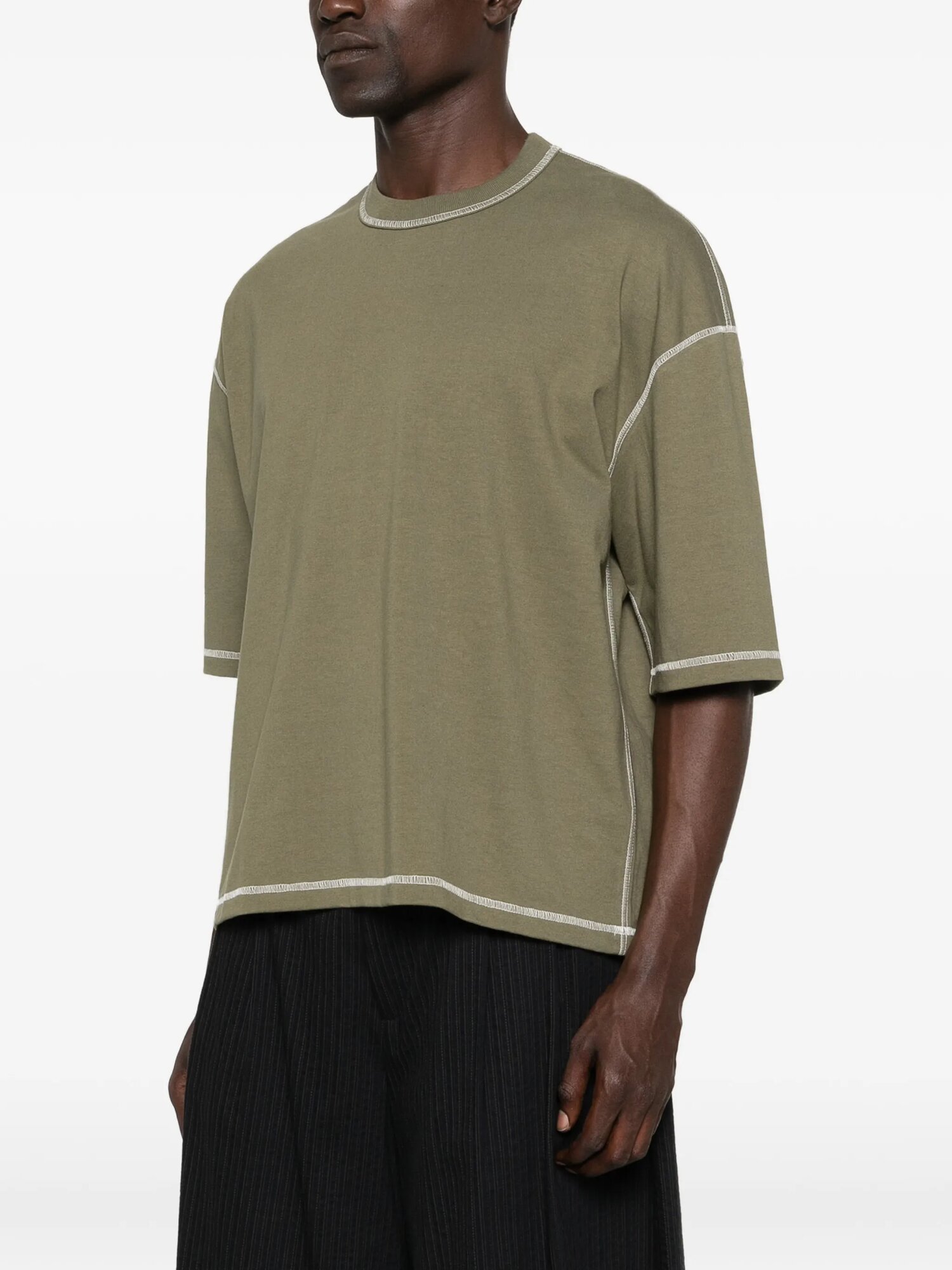Футболка COMME des GARCONS Contrast-stitch T-shirt, размер 48 — фото 1