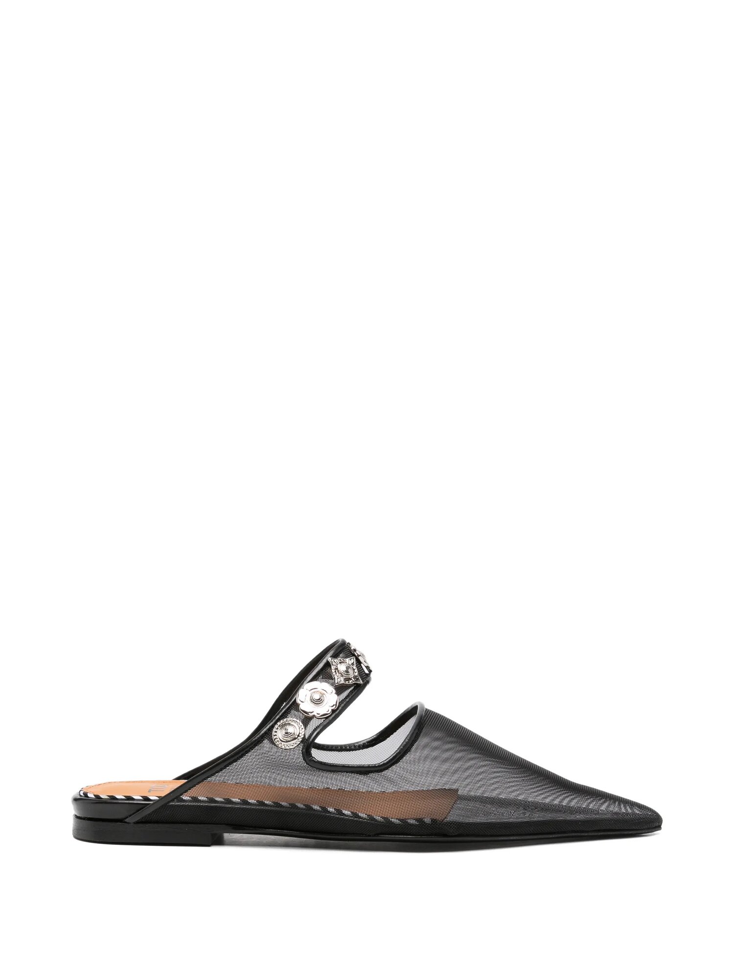 Мюли Studs-embellishment mules