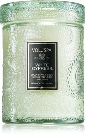 Свеча VOLUSPA Japonica Holiday White Cypress, белый, 156 г