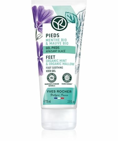 Гель для ухода за кожей Yves Rocher Pieds Organic Mint &, 75 мл
