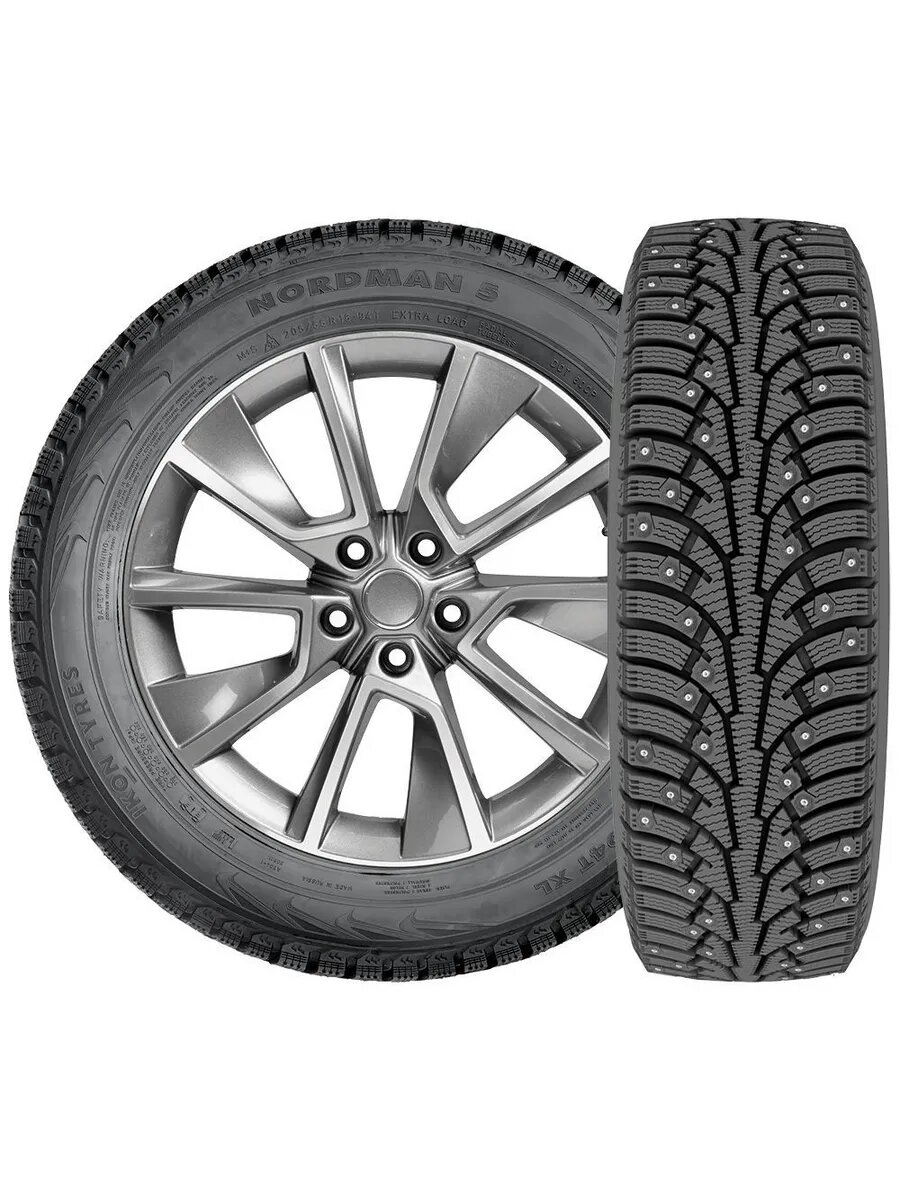 Шины зимние R14 185 70 92 T автомобильная зимняя резина IKON TYRES модель Nordman 5
