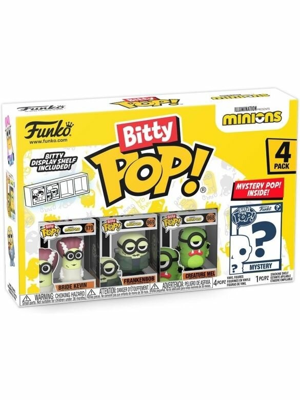 Фигурка Funko POP! Bitty: Minions and A Surprise Mystery Mini Figure (73036)