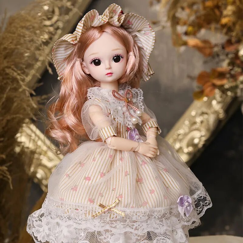 Кукла шарнирная для девочки BJD 31см Новый год День рождение