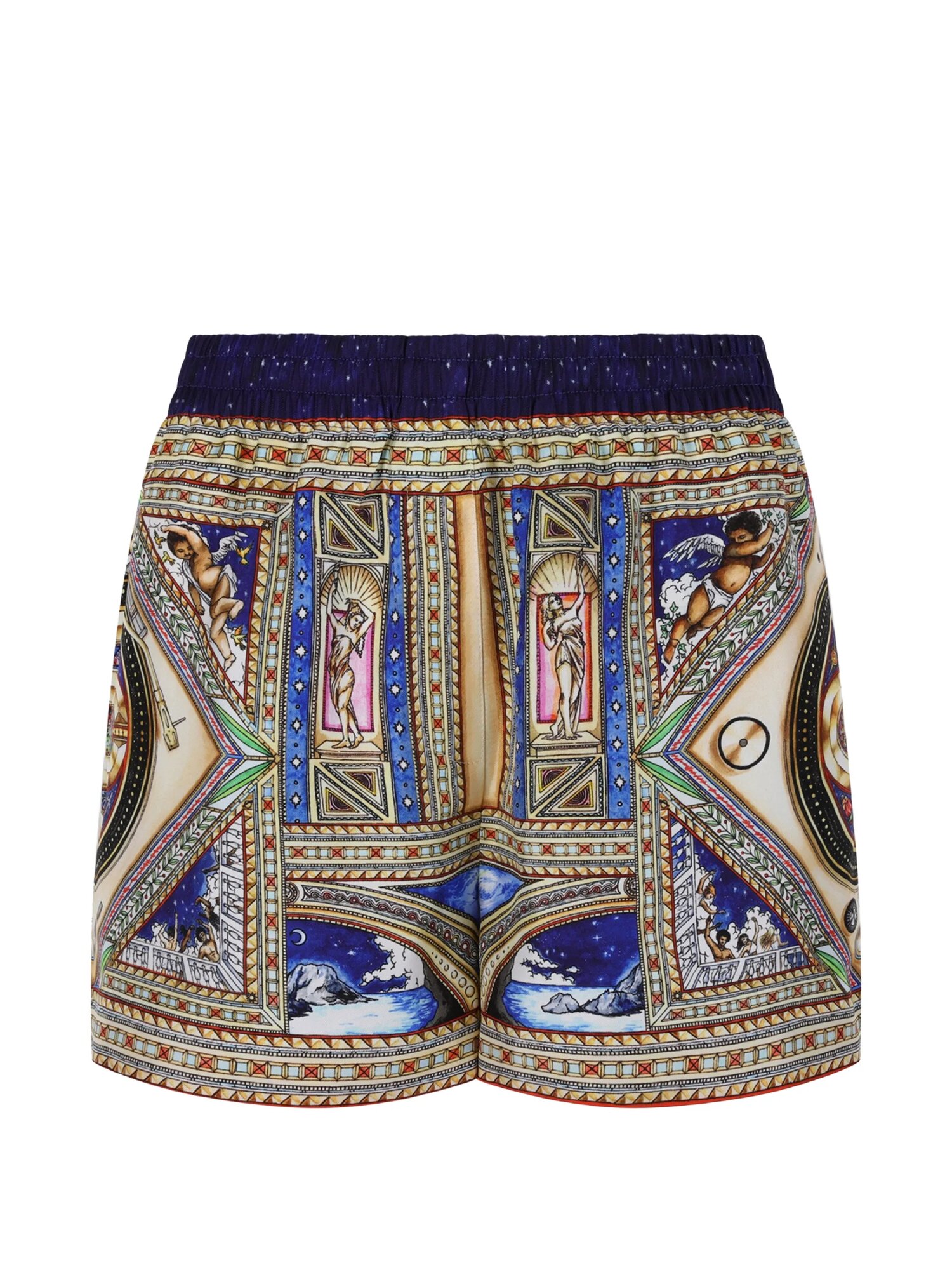 Шорты Casablanca Graphic-print shorts, размер 44 — фото 1