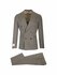 Комбинезон al duca d'aosta Double-breasted pinstripe suit, размер 52, серый