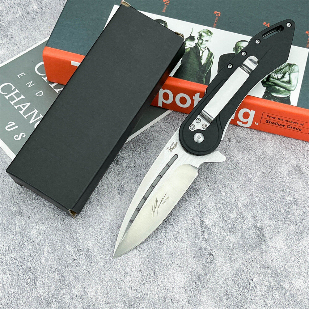Складной нож Todd Nighthawk для активного отдыха, карманный нож EDC для кемпинга, самообороны, портативный нож для выживания, острый нож для фруктов.