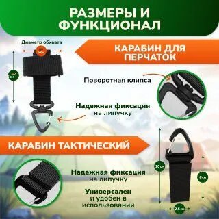Карабин вспомогательный, 5 шт