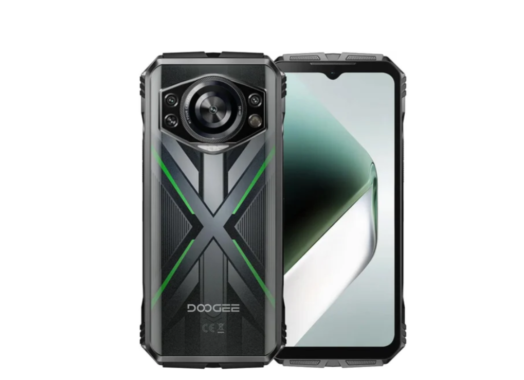 Смартфон Doogee S Cyber Pro 12/512GB (черный/зеленый)