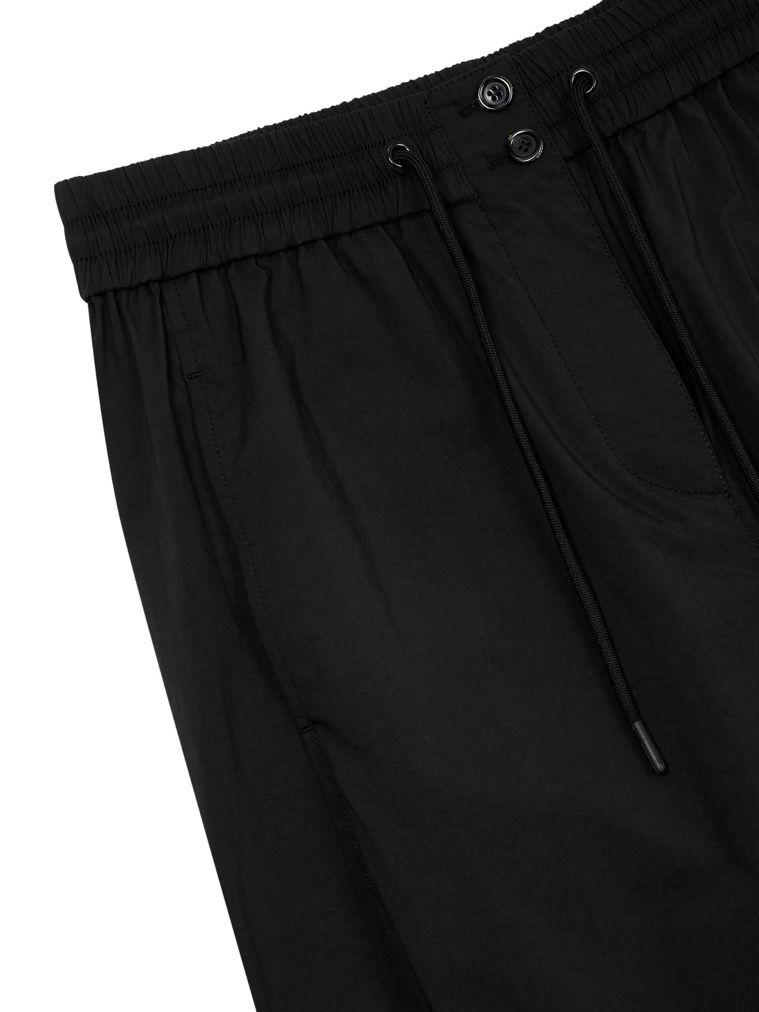 Брюки STUDIO TOMBOY Drawstring elasticated-waist trousers, размер OneSize, черный — фото 1