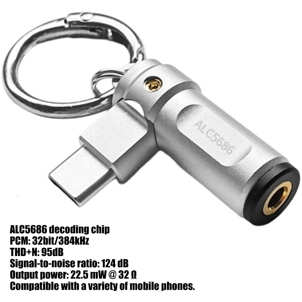 Универсальный адаптер 3,5 мм – USB-C, A