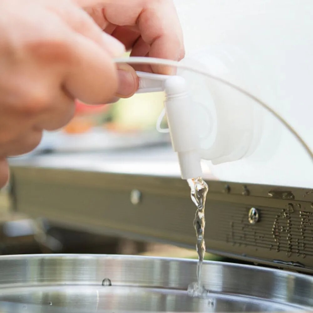 Пищевой складной водяной мешок для хранения воды и продуктов, 10 л, белый