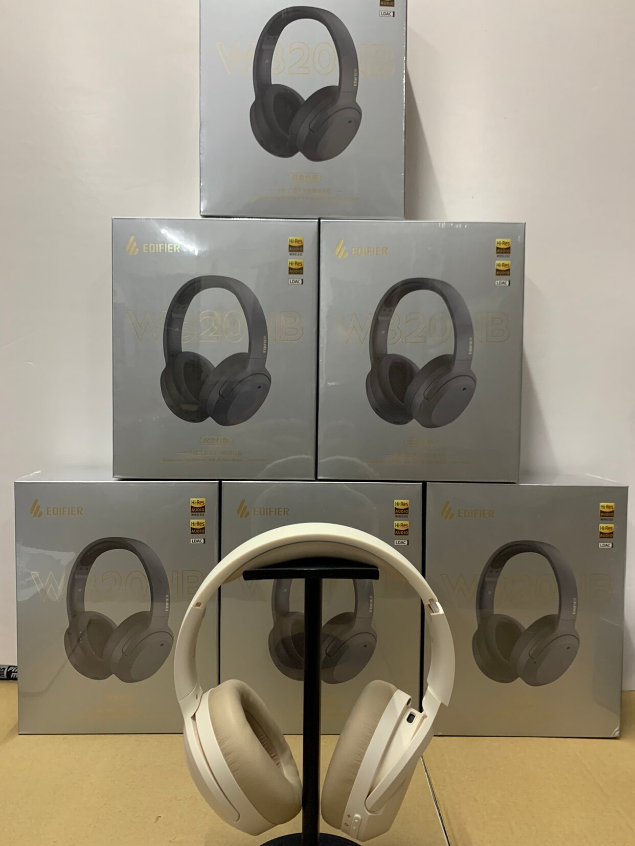 Edifier W820NB Двойной золотой стандарт беспроводные наушники Bluetooth с активным шумоподавлением Hi-Res для спорта в