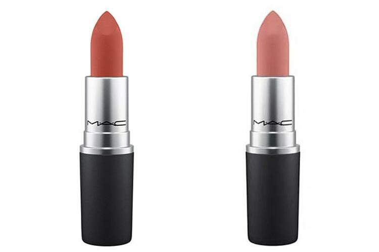 Помада женская MAC Bullet Shape Fog Bomb, оттенок Sweet Girlish 316+314, 2 шт.