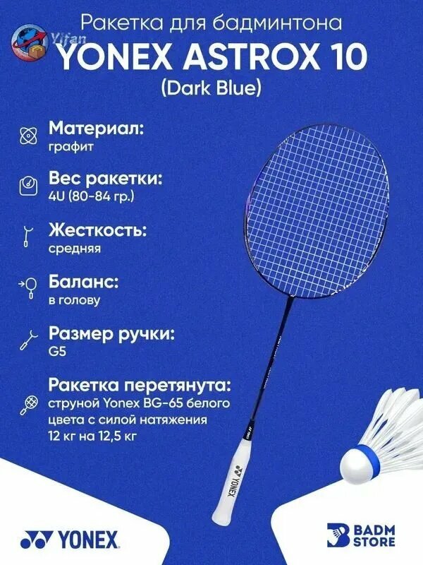 Ракетка для бадминтона