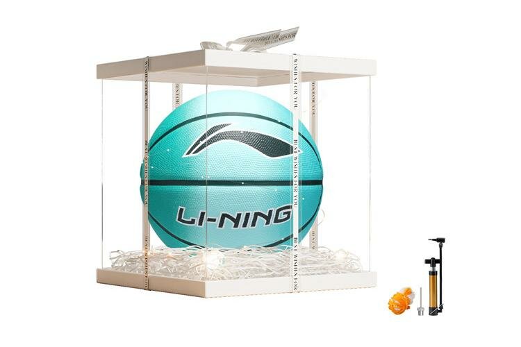 Баскетбольный мяч унисекс Li Ning Rubber зеленый