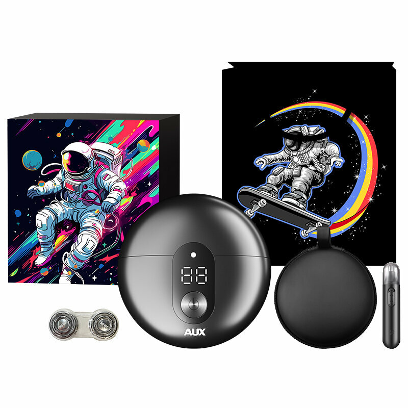 Триммер мужской AUX 288s, 288[Includes Astronaut Shopping Bag]+Nose Hair Trimmer+Blade Head
