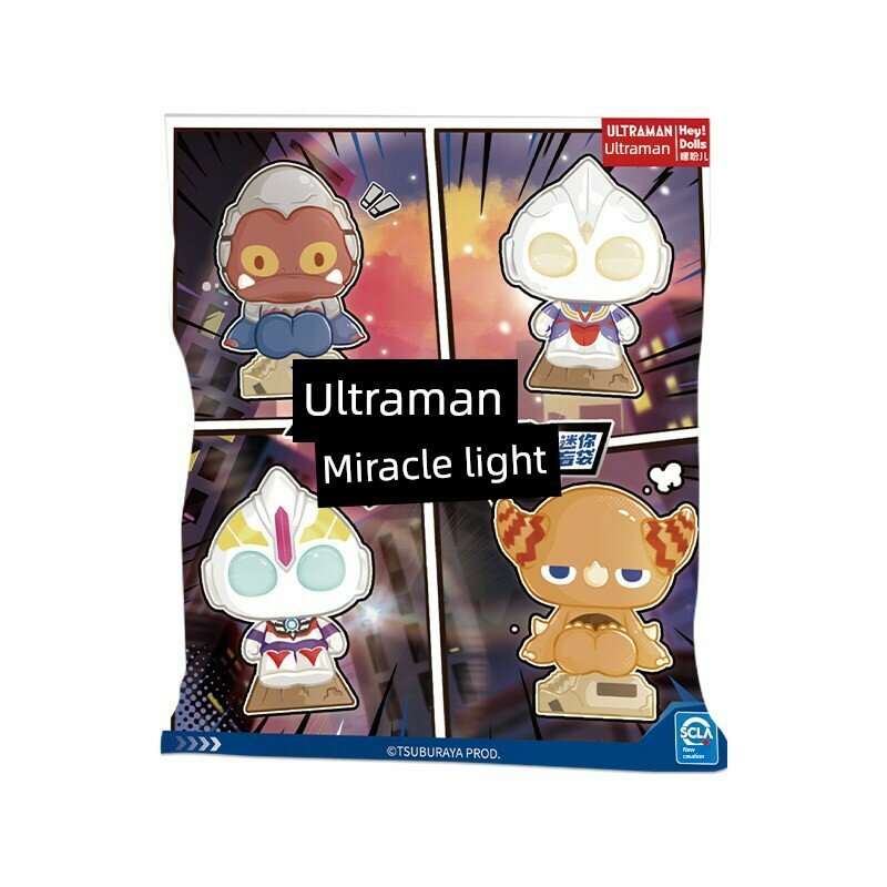 Оригинальный набор Suplay Ultraman Miracle Light Mini Blind Bag: модные аксессуары для игрушек, милые настольные