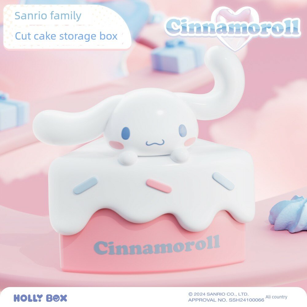Коробка для хранения тортов Wolfboy, оригинальная, в стиле Sanrio, настольный декор, креативный мультяшный дизайн