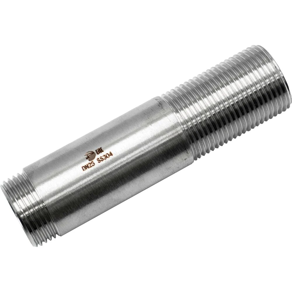 Сгон резьбовой нержавеющий NEWKEY, AISI304 DN25 (1), CF8, PN16 NK-DPC25/4