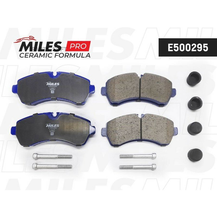 MILES E500295 Колодки тормозные MERCEDES-BENZ SPRINTER 06>/CRAFTER (5т) 06> передние Ceramic ()
