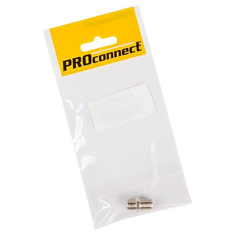 Переход гнездо F - гнездо F "бочка" без кольца (инд. упак.) PROCONNECT 05-4201-6-7