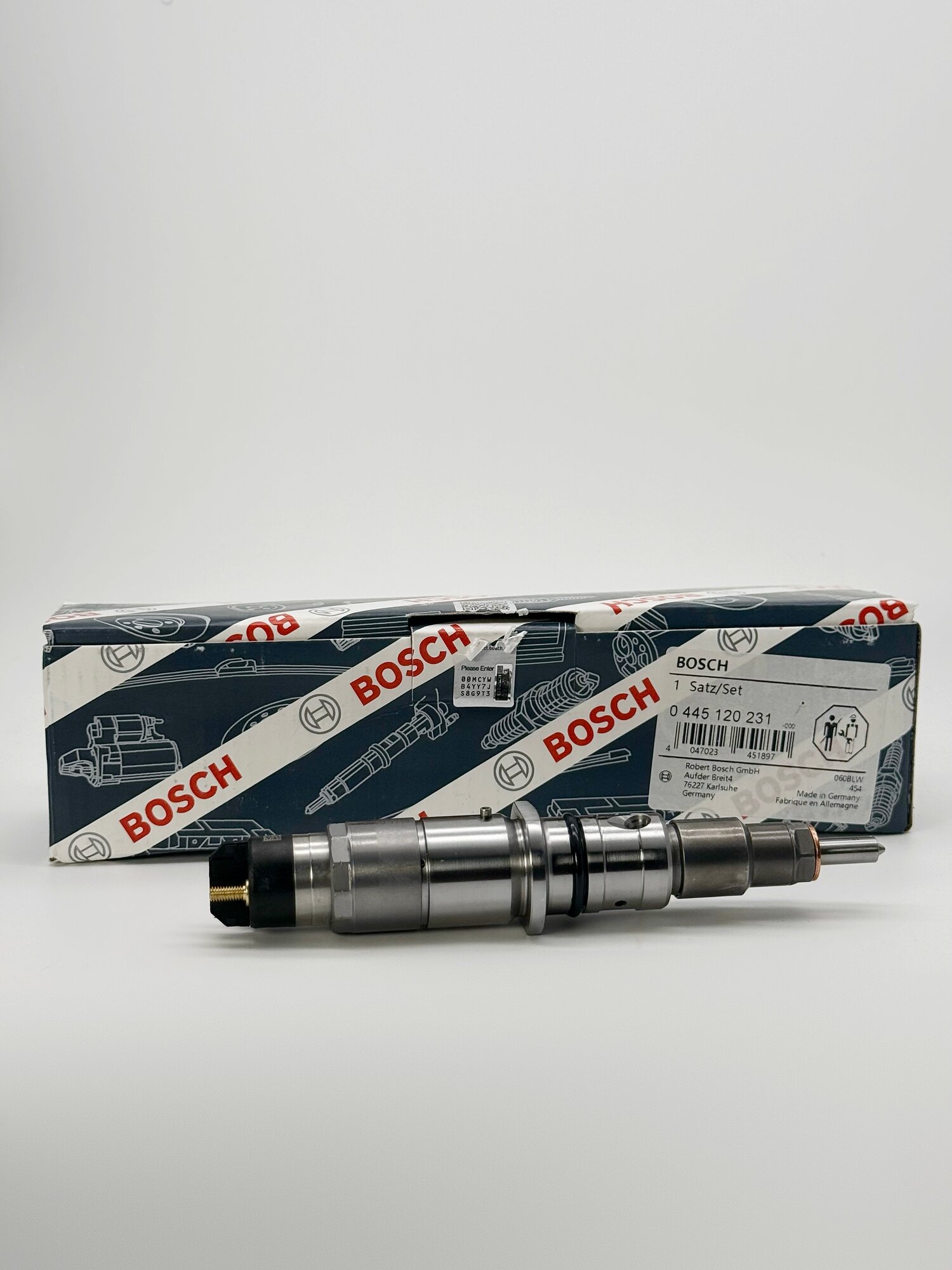 Форсунка топливной системы BOSCH 0445120231 для КАМАЗ, CUMMINS, серый металлик