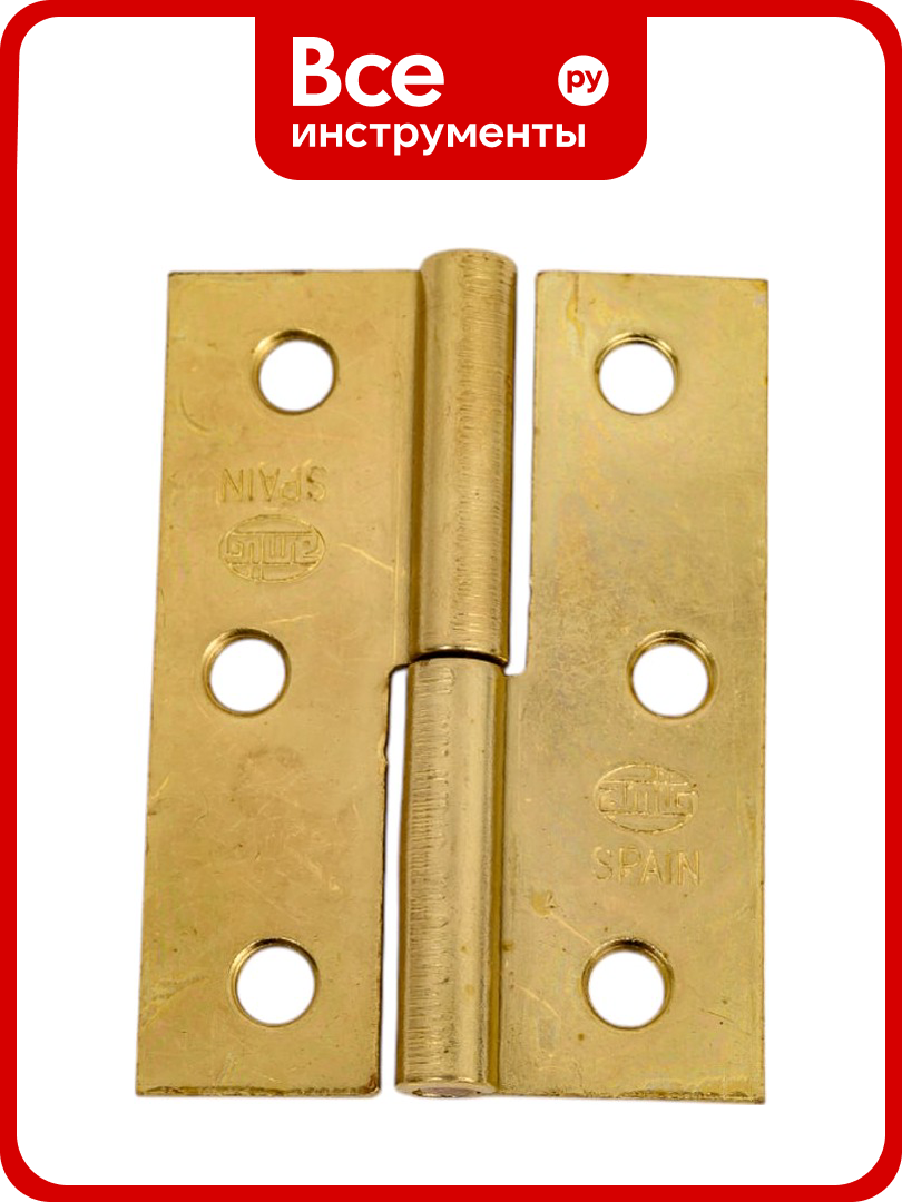 Карточная петля Amig мод. 540-50, съемная, левая, латунированная 103